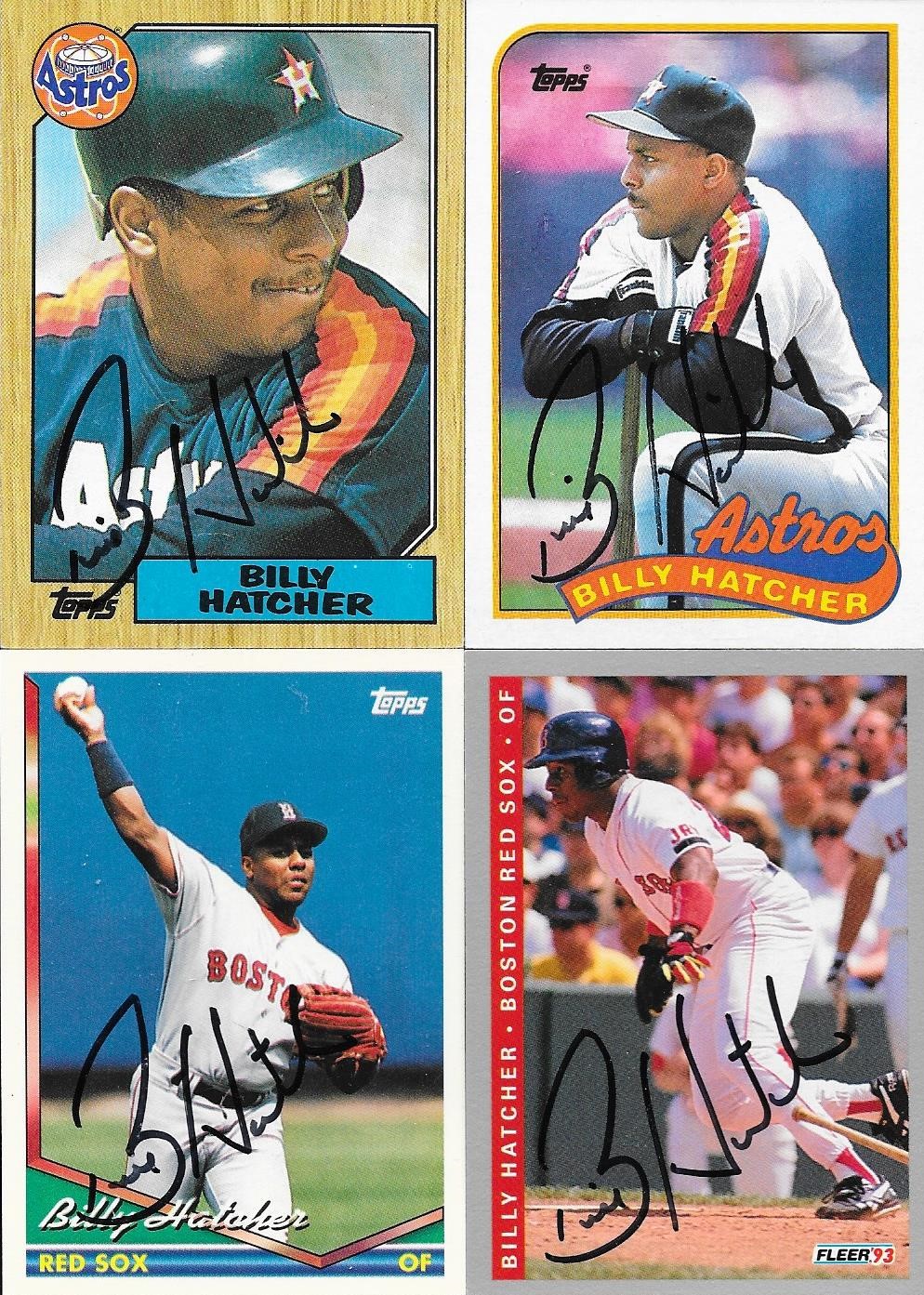 foul bunt: TTM Success - Billy Hatcher