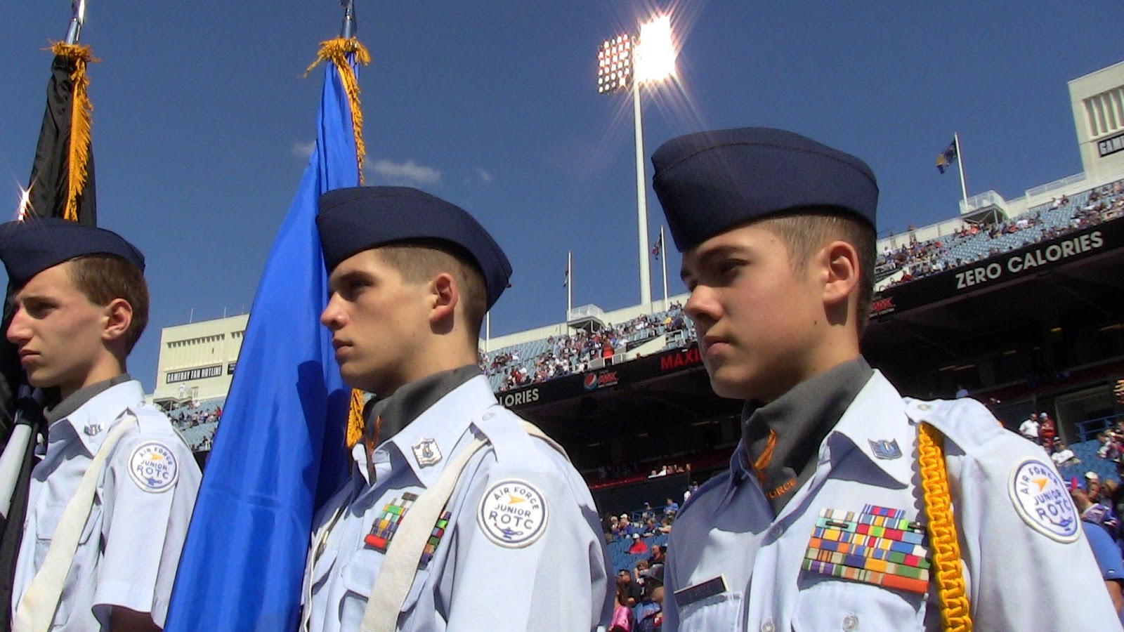 Cathedral Prep Air Force JROTC: Buffalo Bills Color Guard