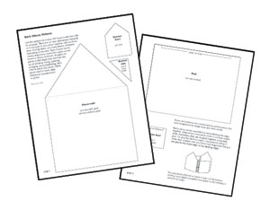 AND SEW IT GOES: Collaged house