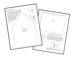 AND SEW IT GOES: Collaged house