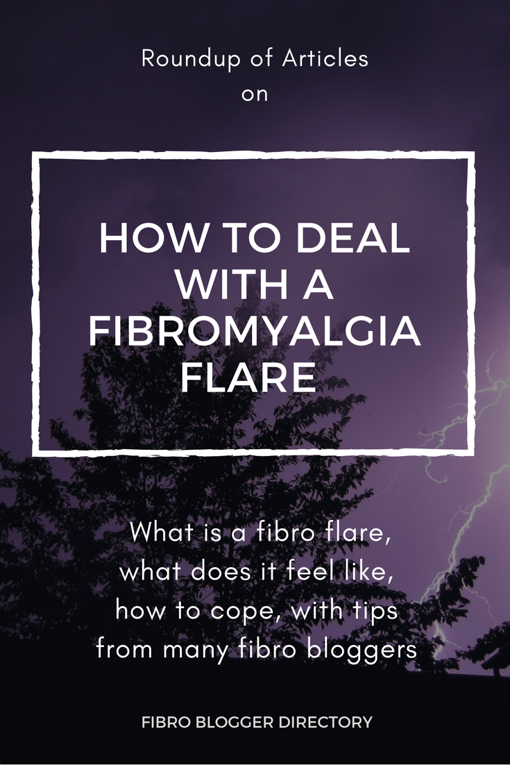 Fibro Blogger Directory: How to deal with a fibro flare