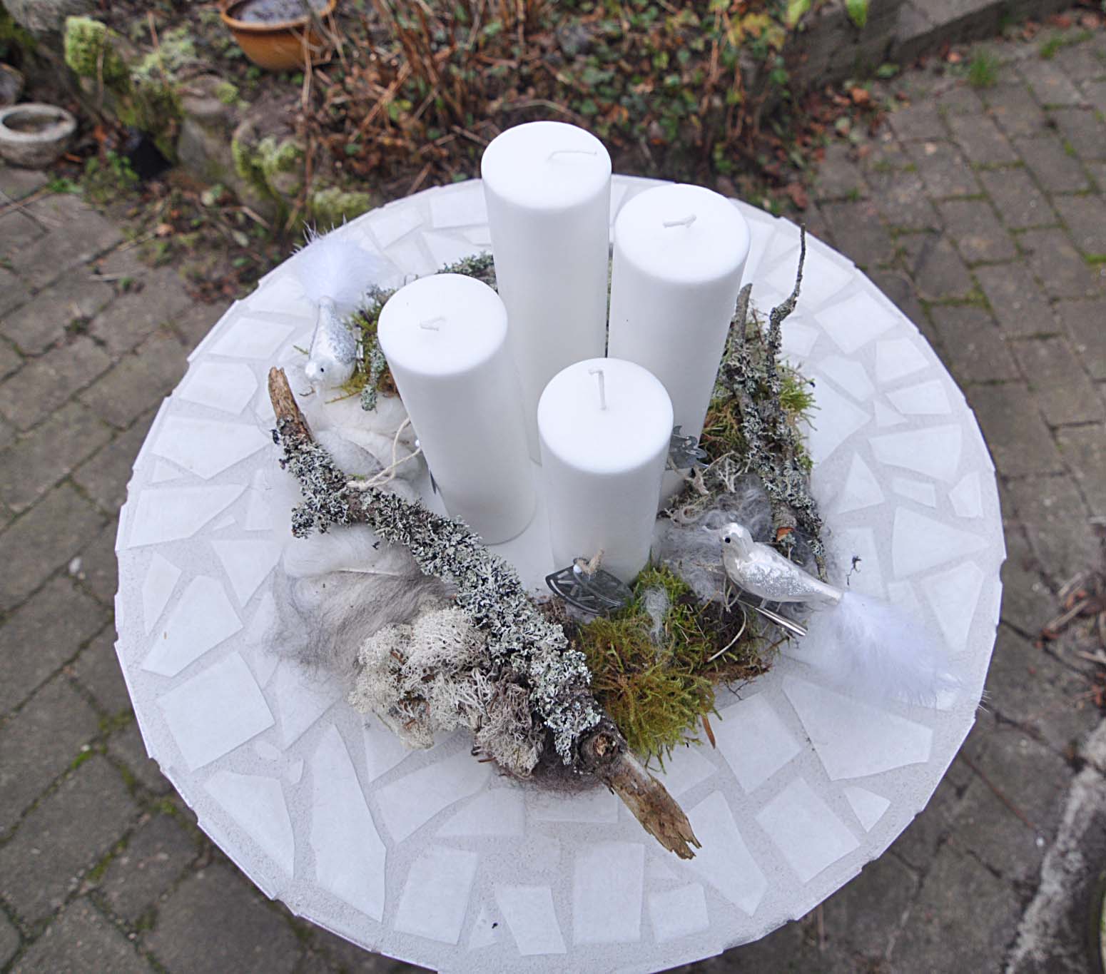 Kreativ Tankeknips: Årets adventskrans