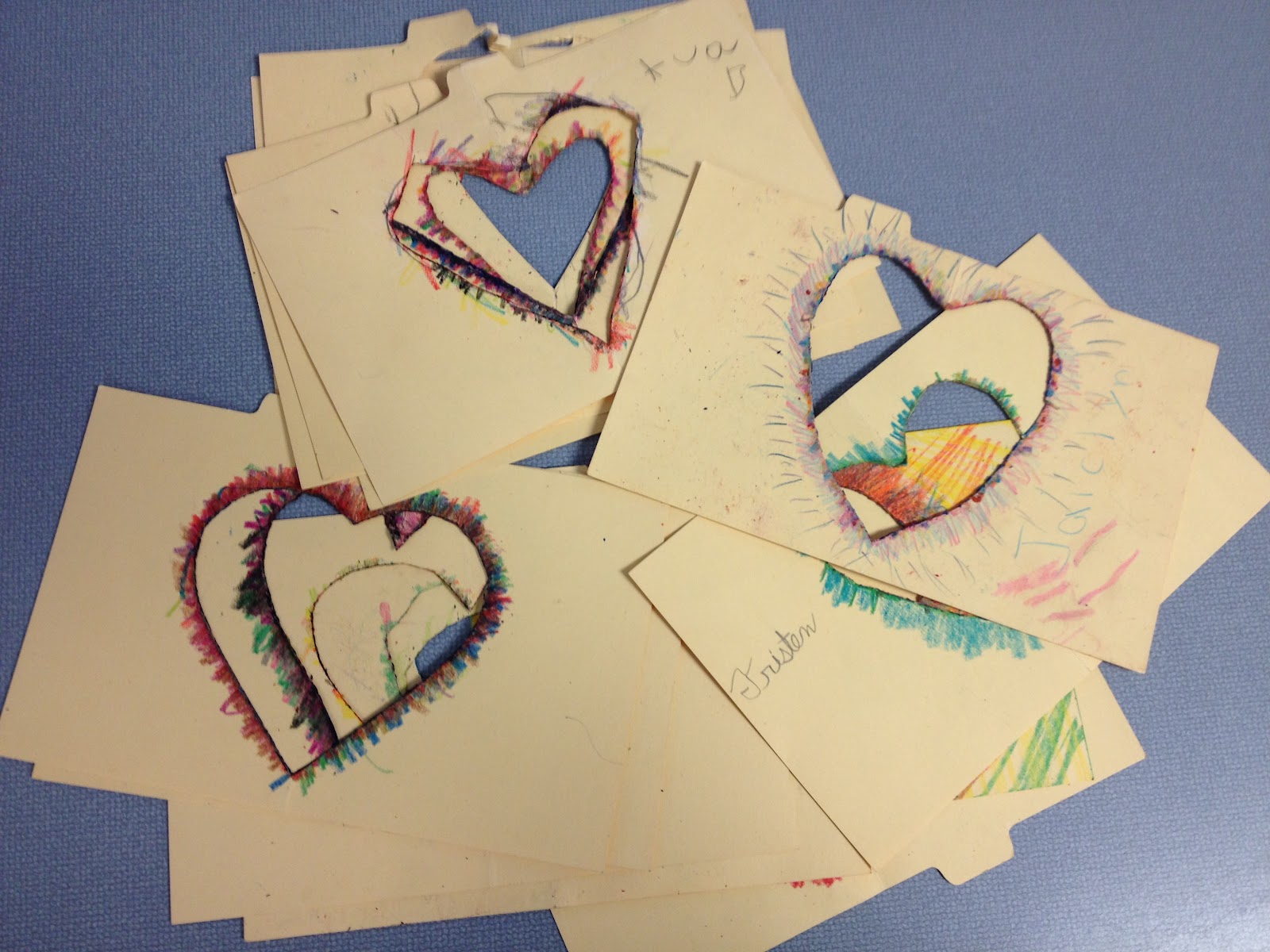Color Me Michelle: Jim Dine: 3rd Grade Heart Art