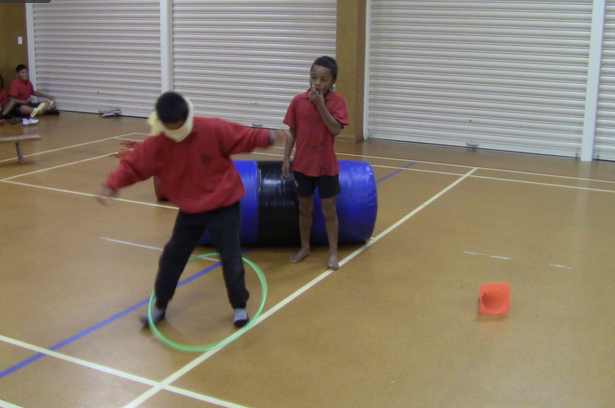 Anthony: Blindfolded Obstacle Course