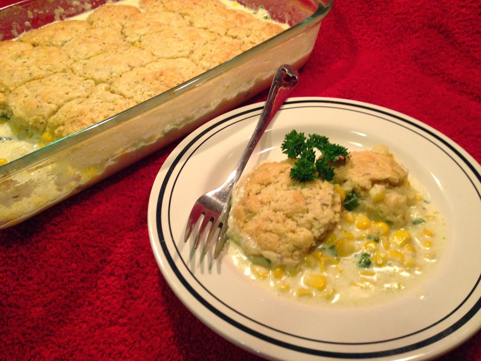 Cooking with Joey: Savory Corn Cobbler