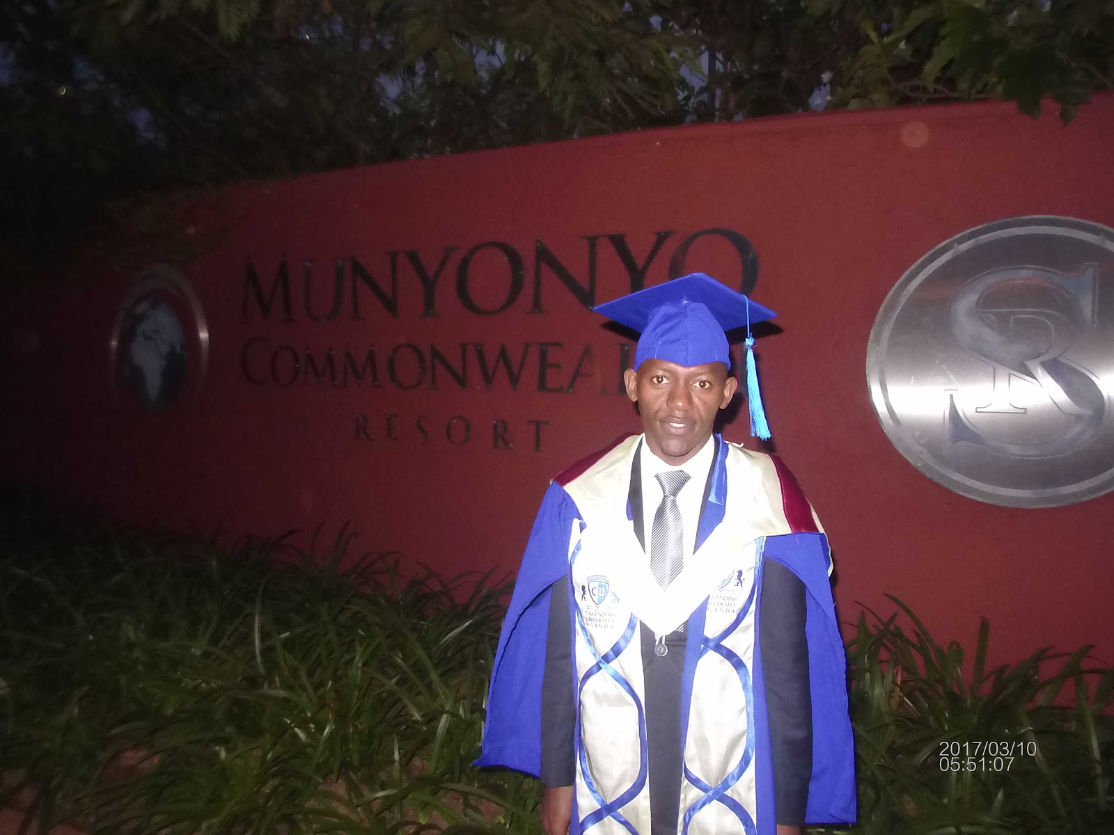 EMMANUEL RUTAYISIRE: GRADUATION PHOTOS-CAVENDISH UNIVERSITY UGANDA