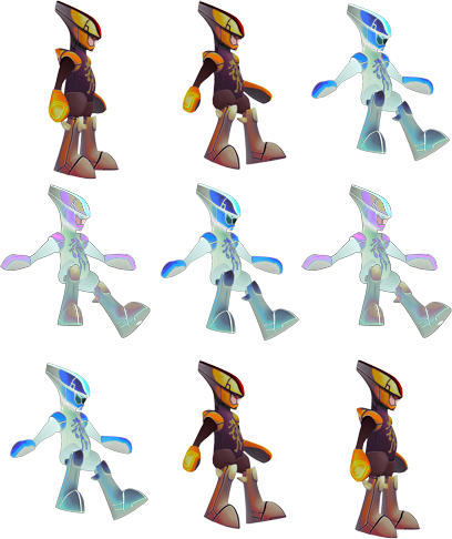 one percent talent: Blob Game (Character Sprite Sheet)