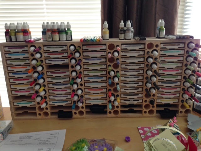 StampinTX: Ink Pads, Markers and Re-Inkers Organization