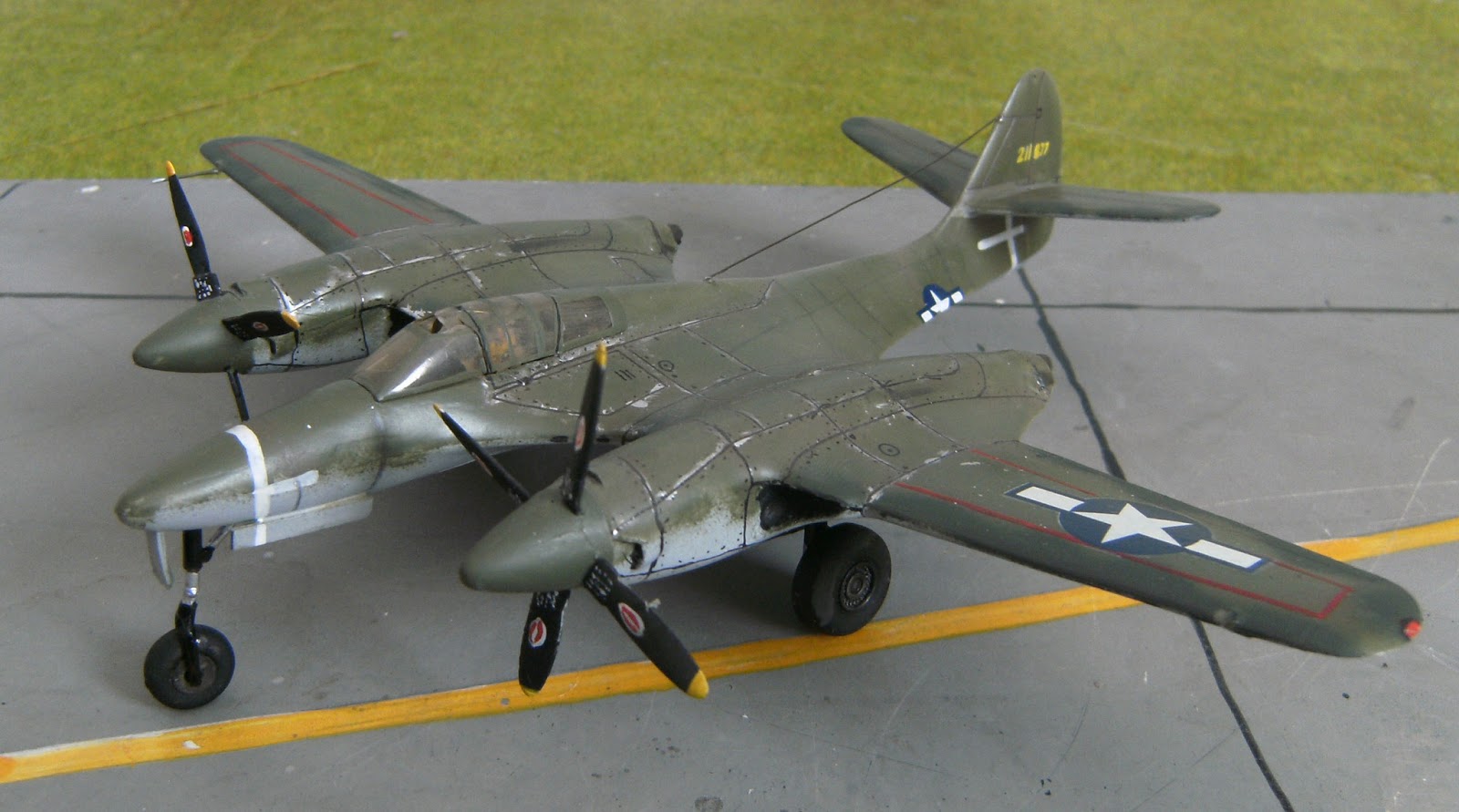 Happyscale-Modellbau: McDonnell XP-67 Bat - Anigrand resin-kit 1/72