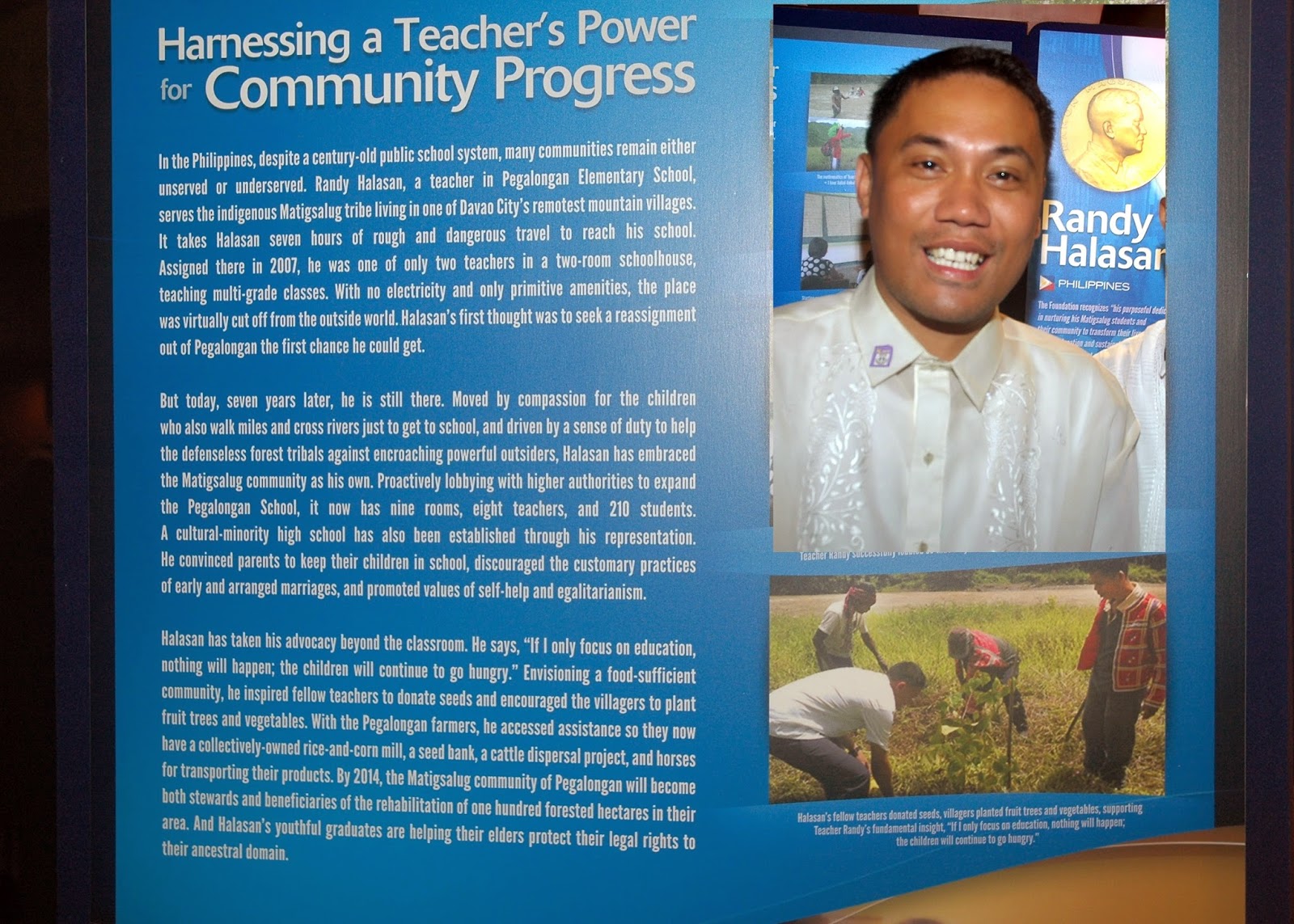 Naquem.: Pinoy teacher Randy Halasan 2014 Ramon Magsaysay awardee for ...
