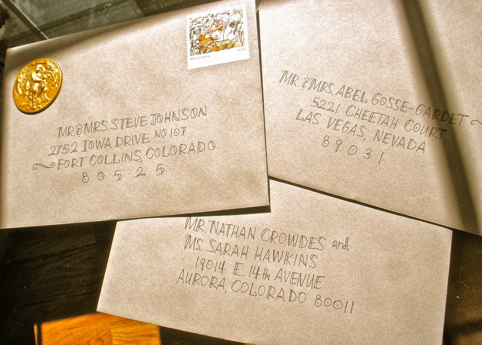 Paper Hounds: The Finishing Touch: Envelope Calligraphy