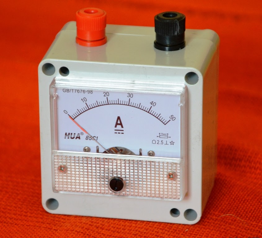 KONSTRUKCIJOS: 50A ampermetras