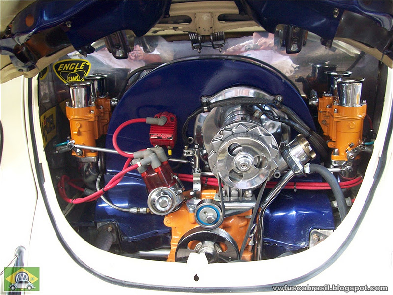 VW Fusca Brasil: Motores
