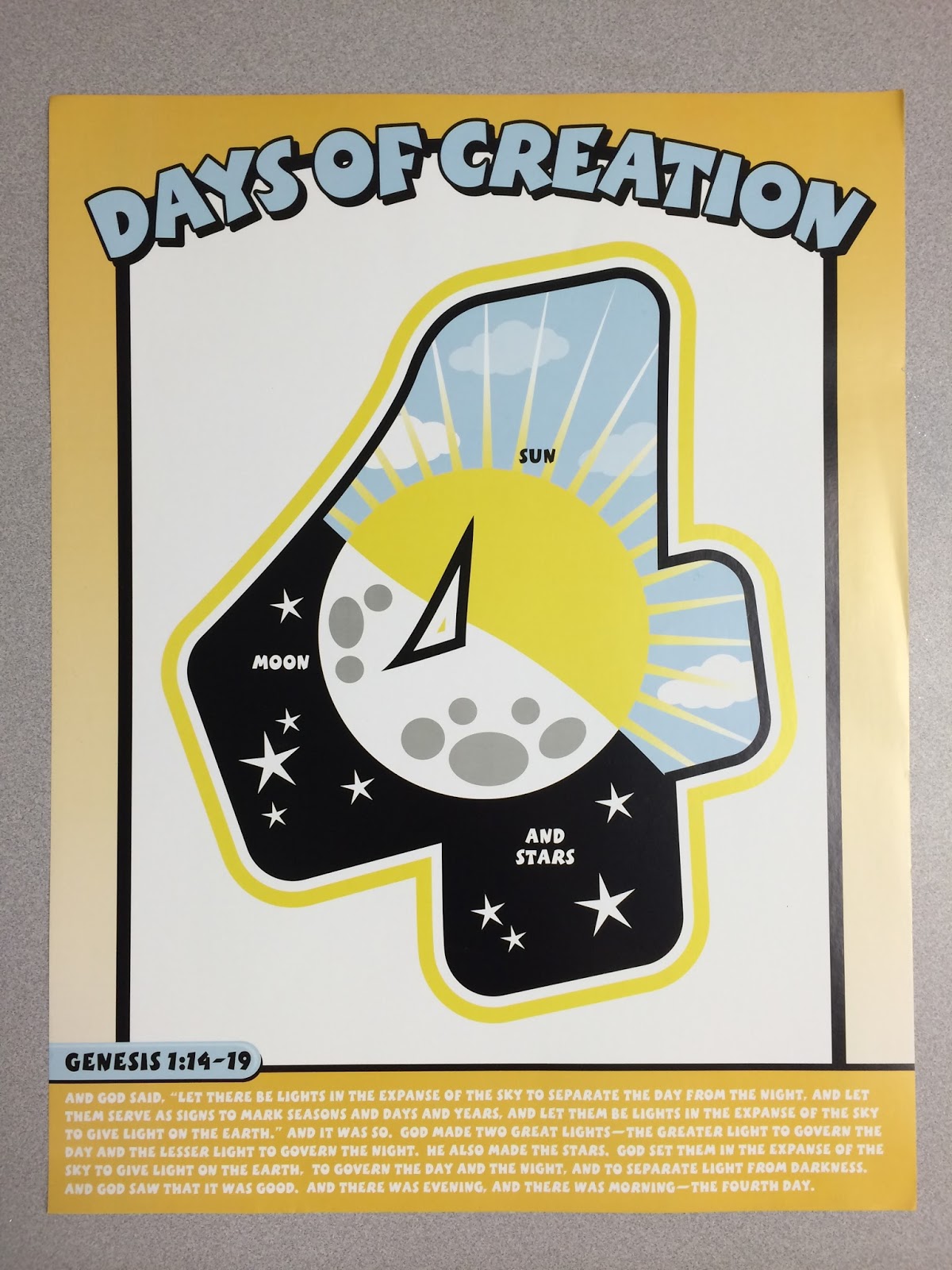 faith sprouts: Creation Day 4