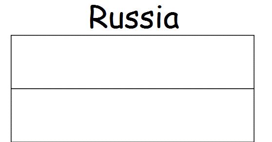 Geography Blog: Russia Flag Colouring Page
