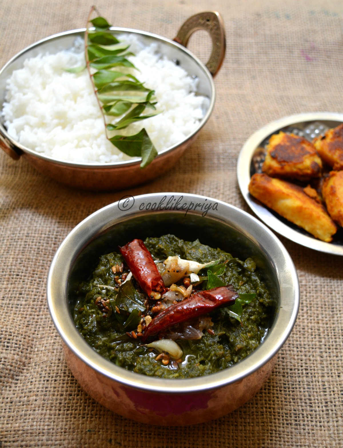 Cook like Priya: Mulai Keerai Masiyal | Amarnath Leaves Curry