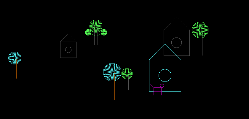 Juliette's blog: Pascal graphics trees and houses, рисуем домики и ...