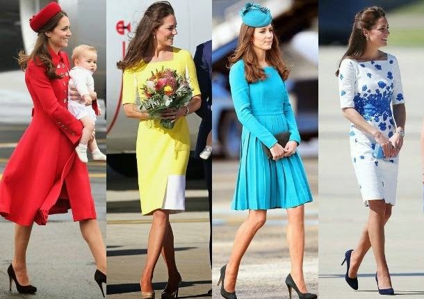 KATE MİDDLETON'IN KRALİYET TURU KIYAFETLERİ - DÜNYAM MODA