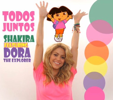 Xta Radio: SHAKIRA CANTA CON DORA LA EXPLORADORA LA CANCIÓN TODOS ...