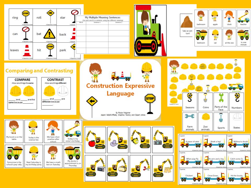 A Speechie's World: Construction: Expressive Language