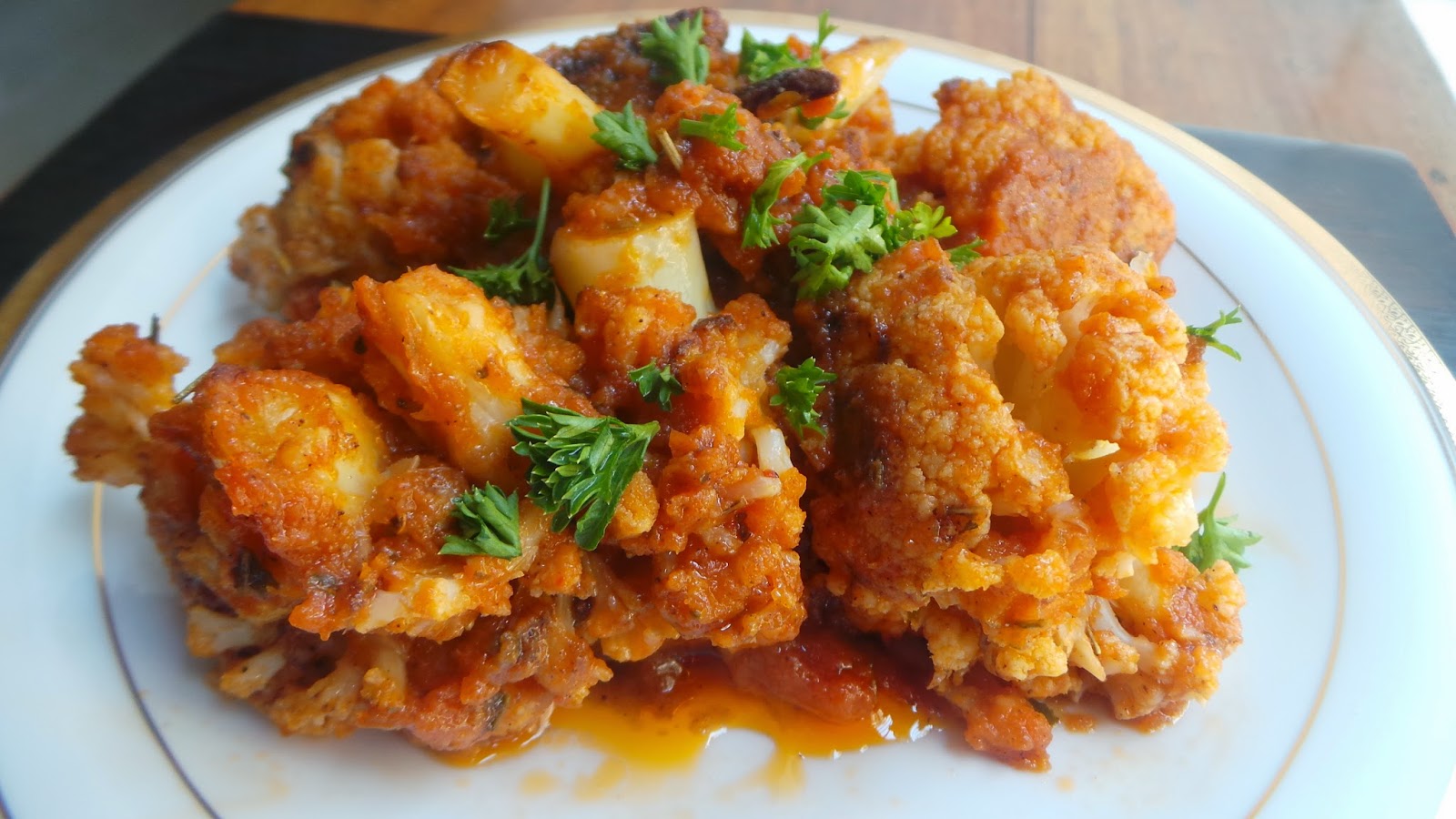 Peppercorns: Full Gobi, Caulifower roast