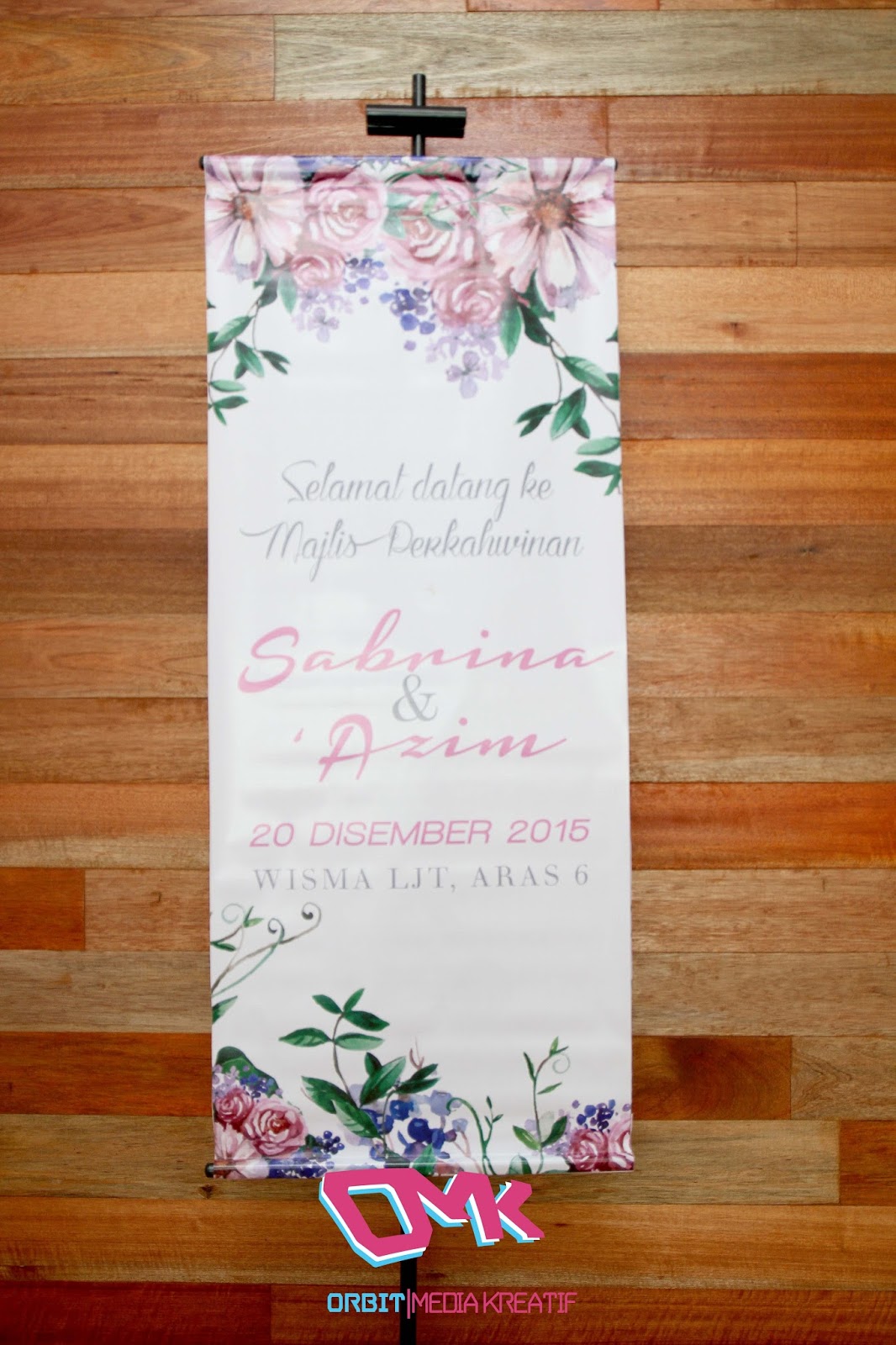 Kad Kahwin Cantik & Berkualiti: BUNTING | BANNER