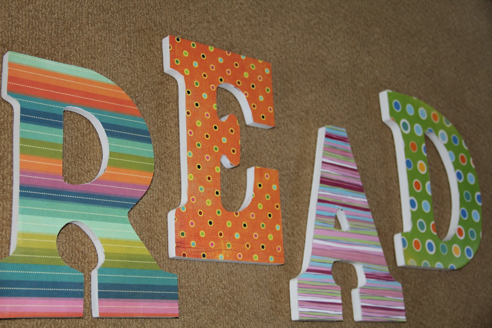 Adventures in Teaching: Modge Podge Letters