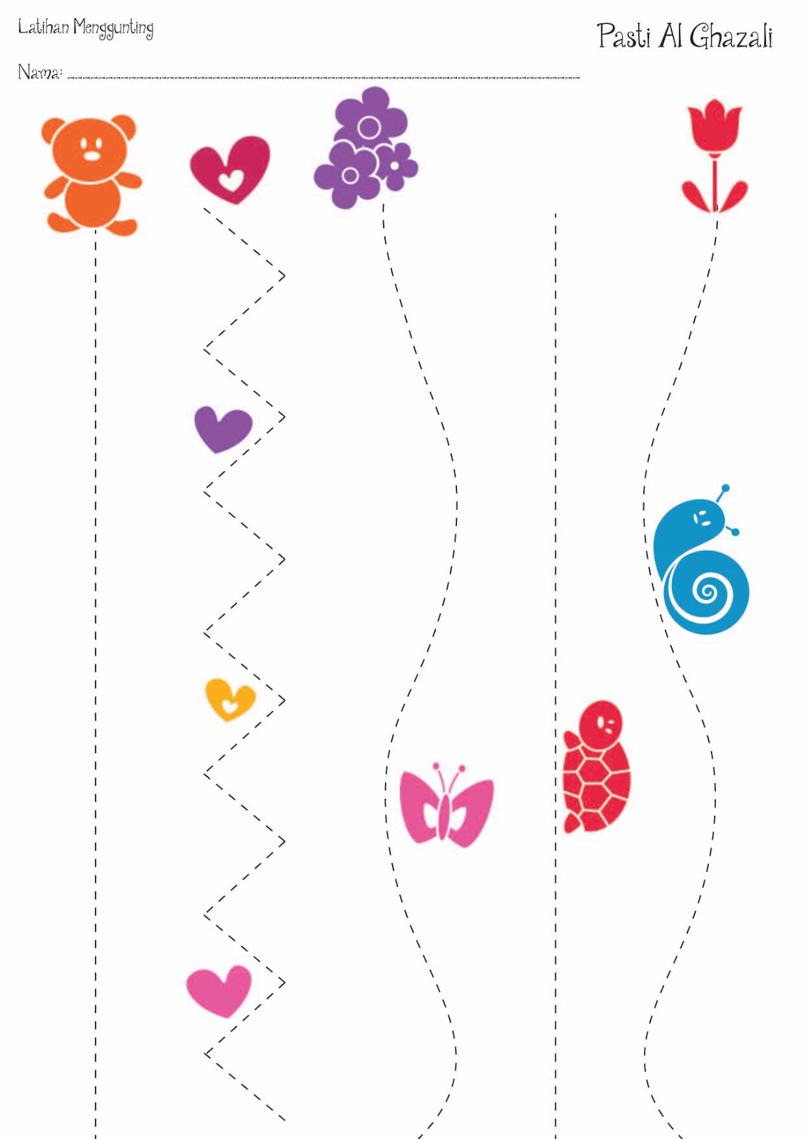 My Home My School: Latihan Menggunting