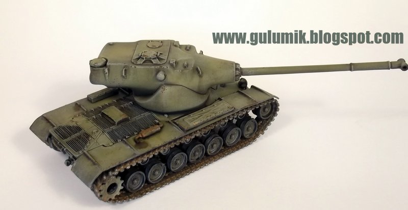 Gulumik Military Models: T-58 US Heavy Tank 1/72 - Gallery