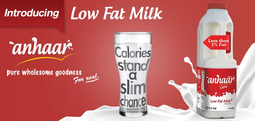 Anhaar | Low Fat Milk ~ Advertising Today