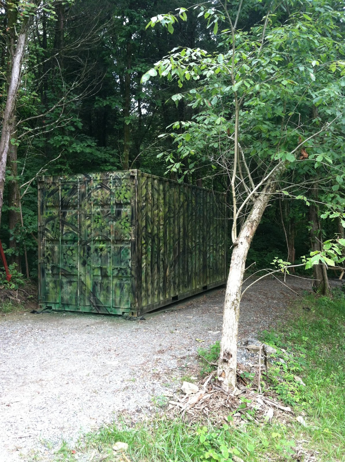 Duff Clothing: TRUE CAMO ON SHIPPING CONTAINER