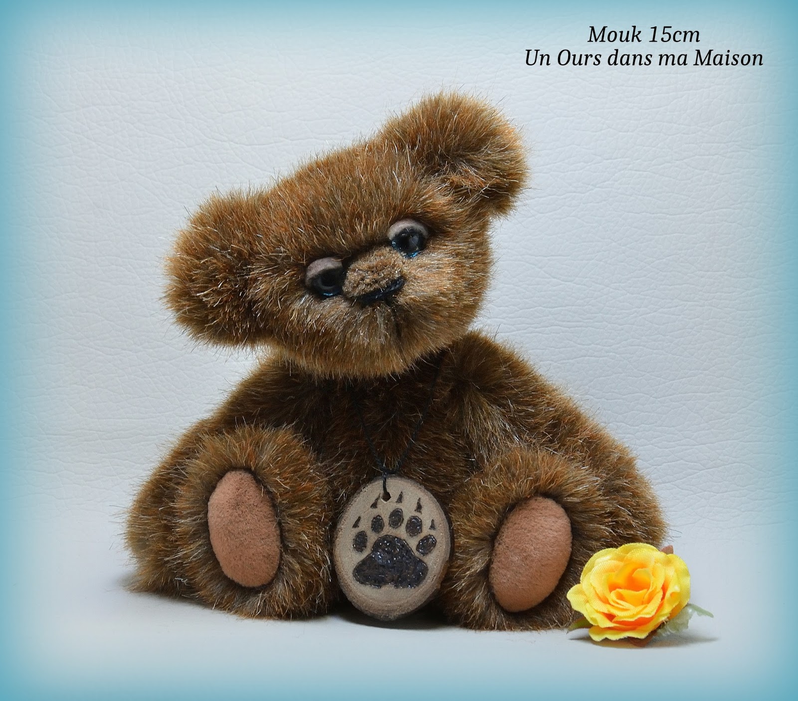 Mouk Ours d'artiste 15cm