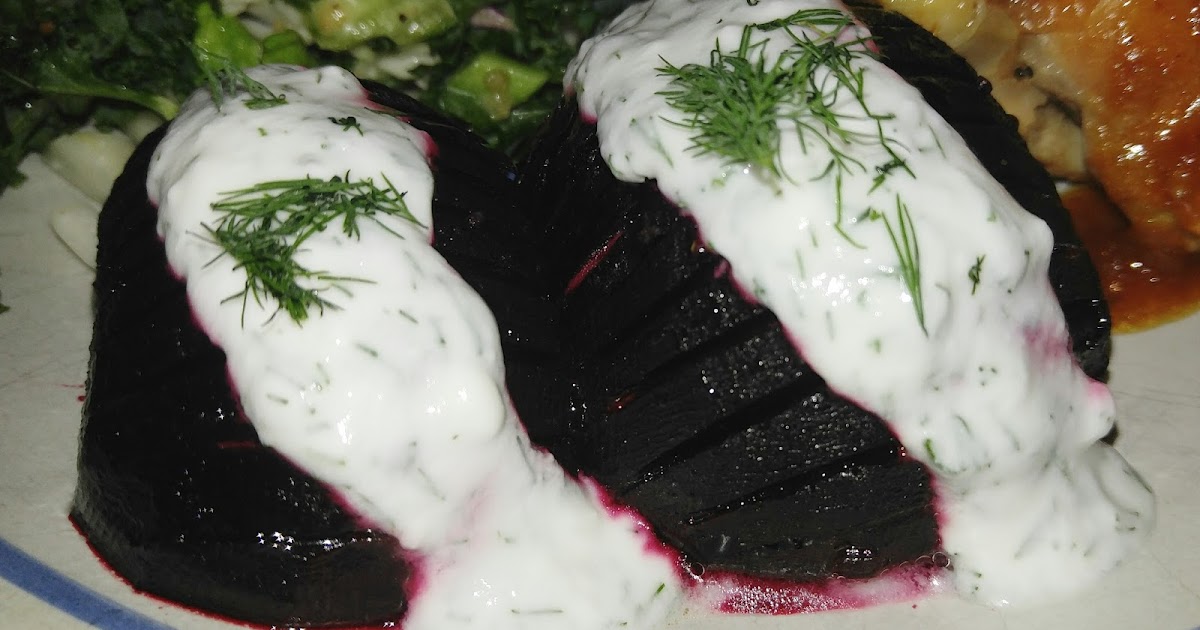 Rebecca's Amazing Creations: Roasted Hasselback Beets with Dill Yogurt ...
