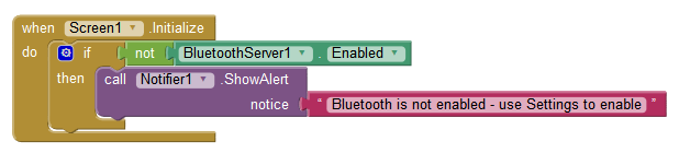 AI2 Inventor Forum News: Part 1: Basic Bluetooth communications using ...