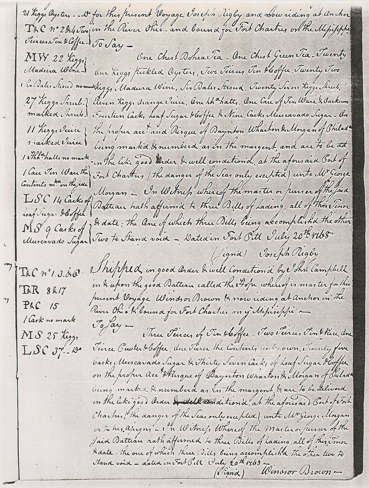 The Buffalo Trace: Random documents for you to check out