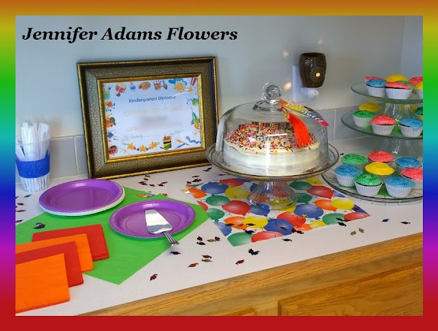 Jennifer Adams Flowers : Rainbow Party - Table Decor! (2015)