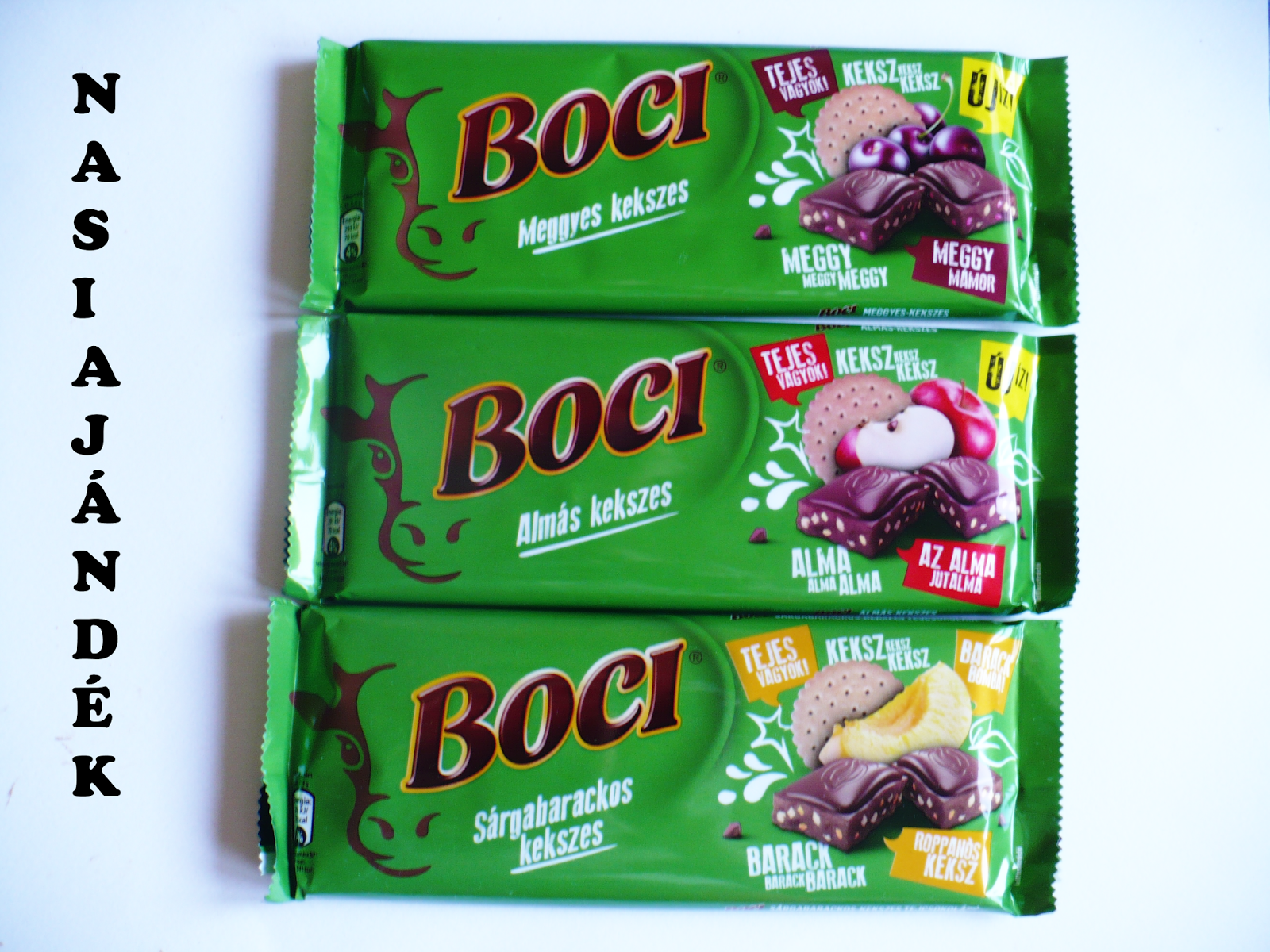 BOCI 9.: KEKSZES TEJCSOKIK: BARACKOS, MEGGYES, ALMÁS