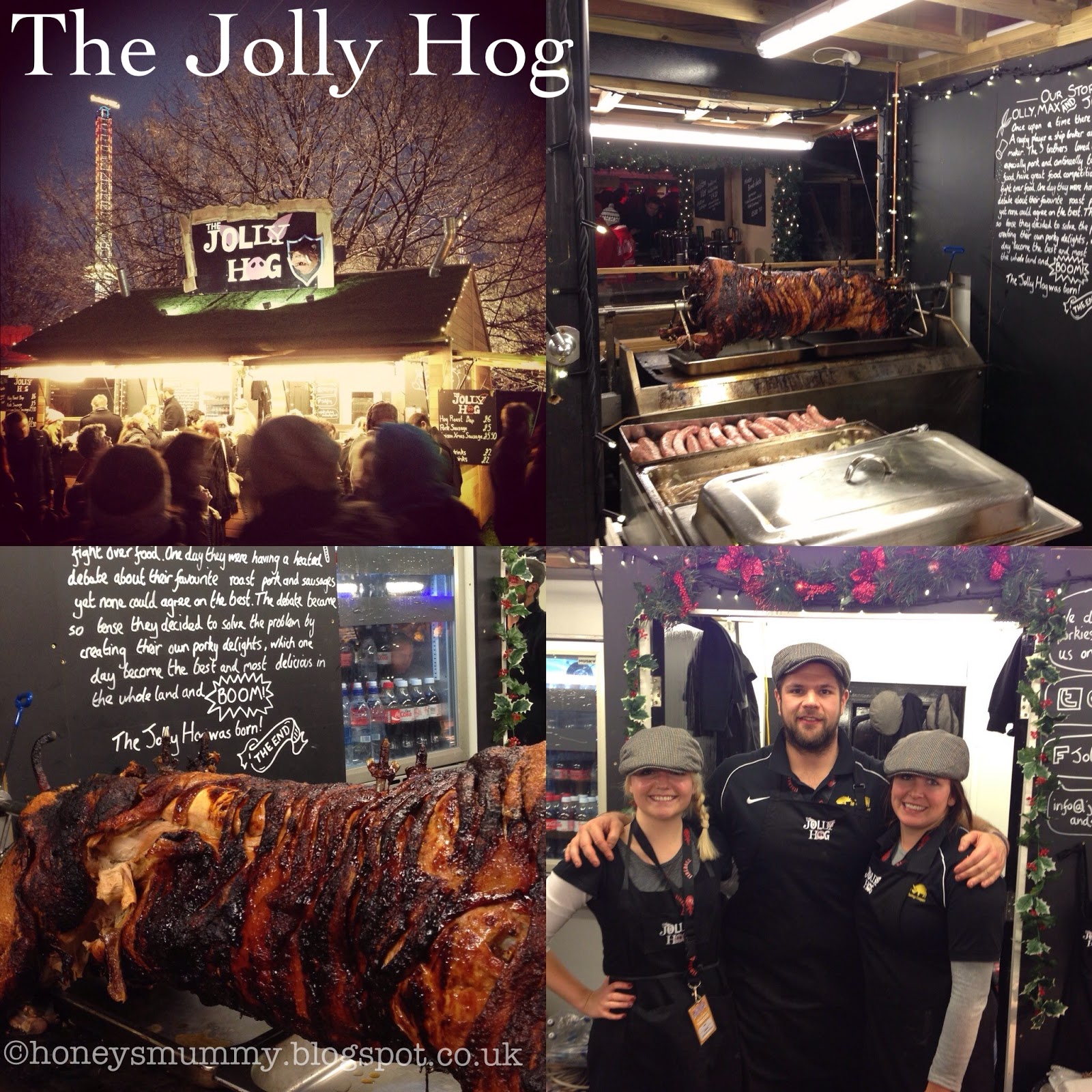 honey and the dude: Winter Wonderland & The Jolly Hog