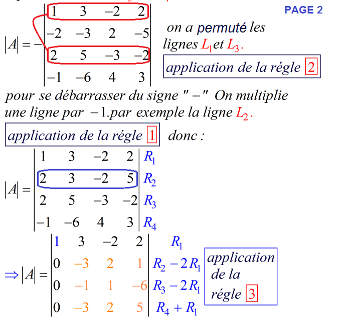 Comment calculer le déterminant d'une matrice 4x4 le plus rapidement ...