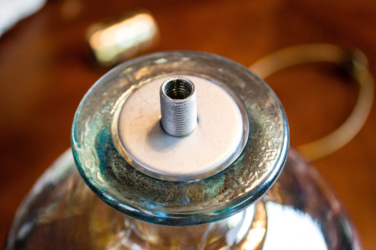 Entertaining Grace: DIY Glass Bottle Lamp