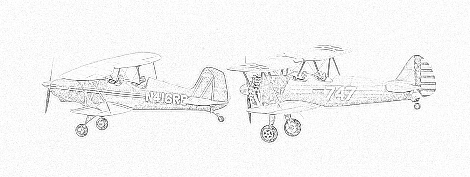 Coloring Pages: Biplanes Coloring Pages