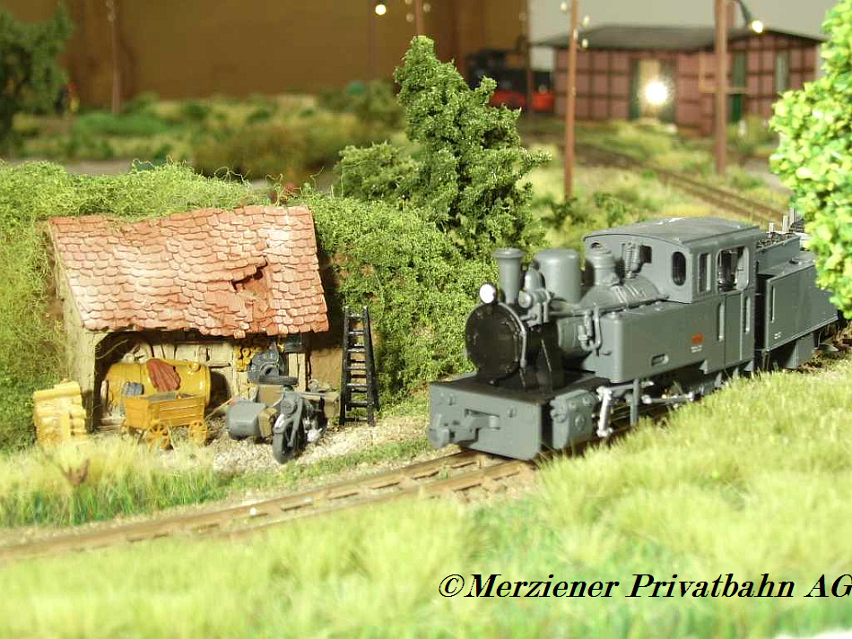 Die Merziener Privatbahn AG - bb: Bilder einer feinen kompakten H0e ...