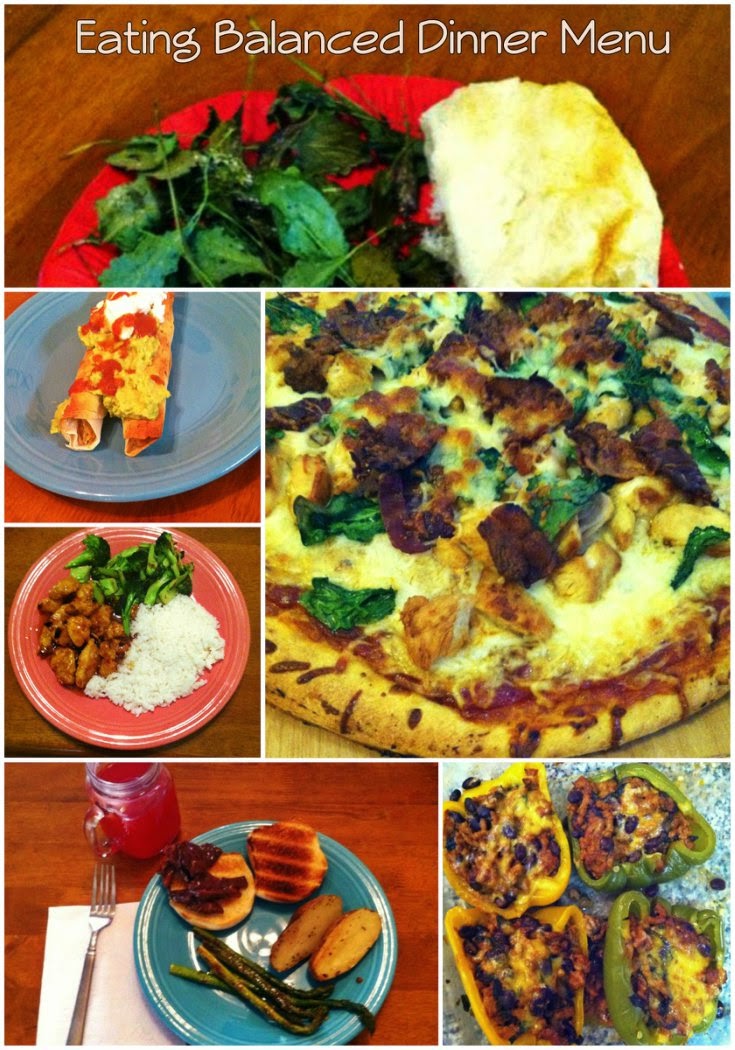 A Cup of Tea with Kelsey : Menu Planning: Yummy, Balanced Dinners