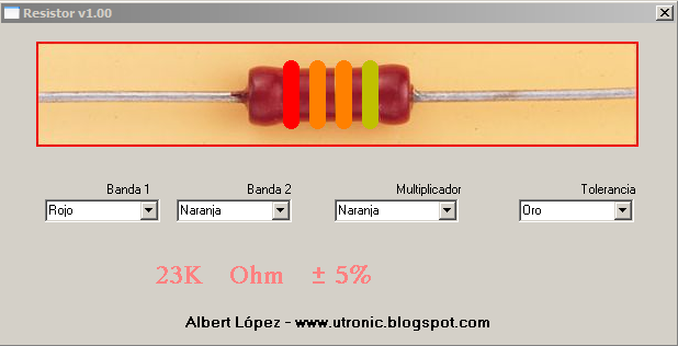 Todo técnico y más: APLICACIÓN PARA CALCULAR RESISTENCIAS ELÉCTRICAS ...