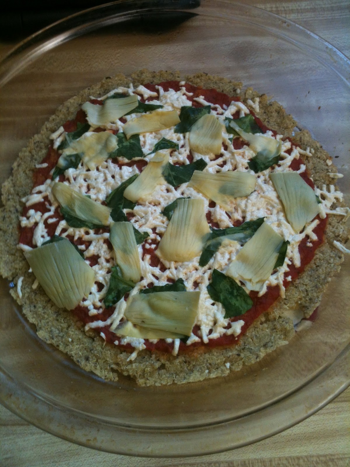The Gluten Free Vegan: Quinoa Crust Pizza