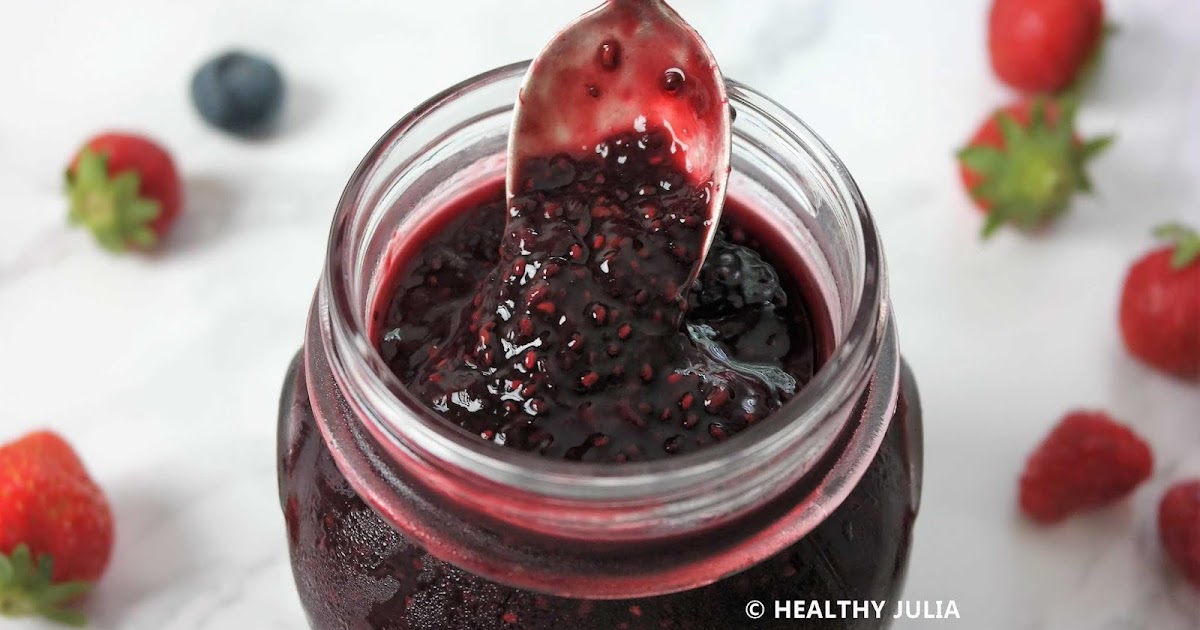COOKING JULIA : CONFITURE MI-CUITE DE FRUITS ROUGES
