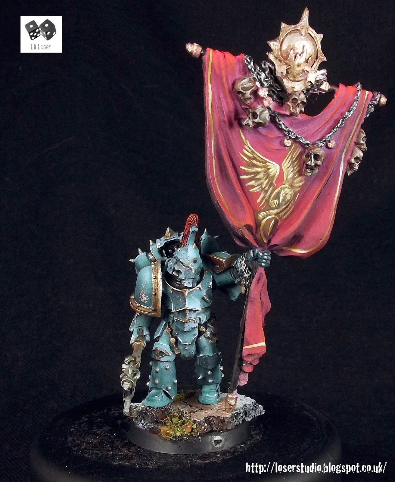The Eagle & The Serpent; Sons of Horus Banner Bearer Forge World ...