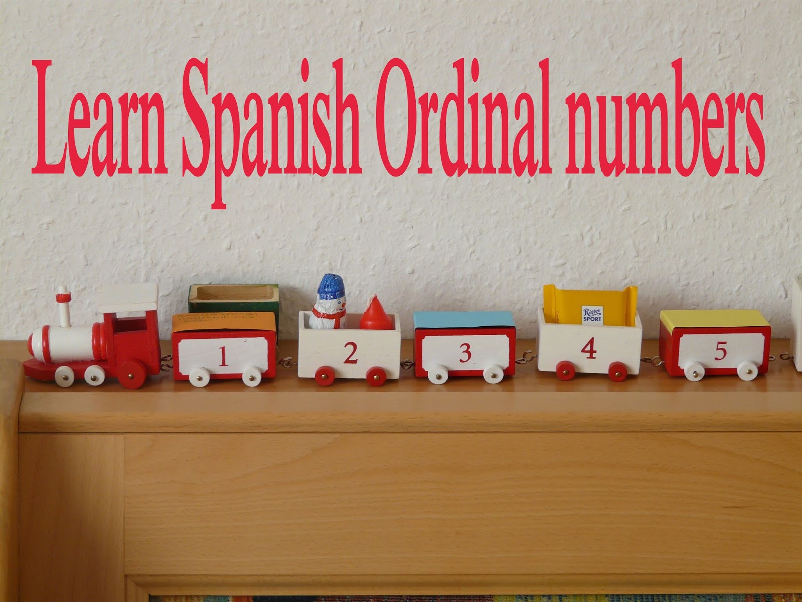 Learn Spanish - Spanish Ordinal numbers
