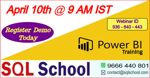 PowerBI Training: Microsoft Power BI Training In Hyderabad