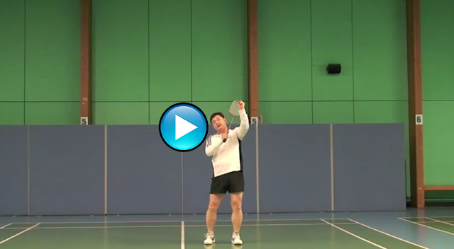 Train with Badminton God "Lee Jae Bok": Backhand Clear - 8. How to make ...